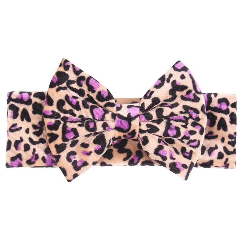 Bandeau Bébé Fille Léopard en Velours Awa – Mon Petit Bandeau
