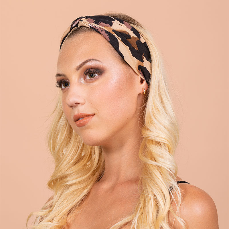 Bandeau cheveux léopard modèle Olga – Mon Petit Bandeau