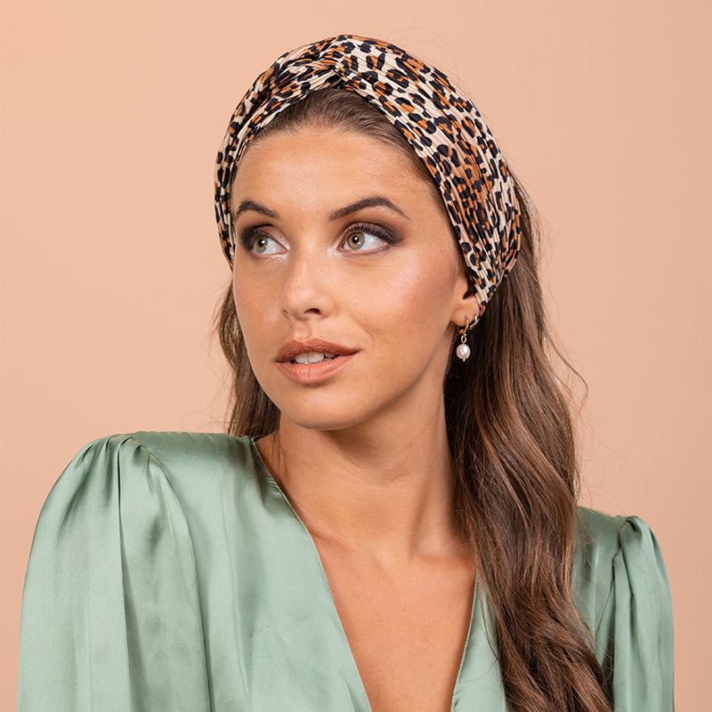 Bandeau cheveux imprimé Léopard Dakota – Mon Petit Bandeau